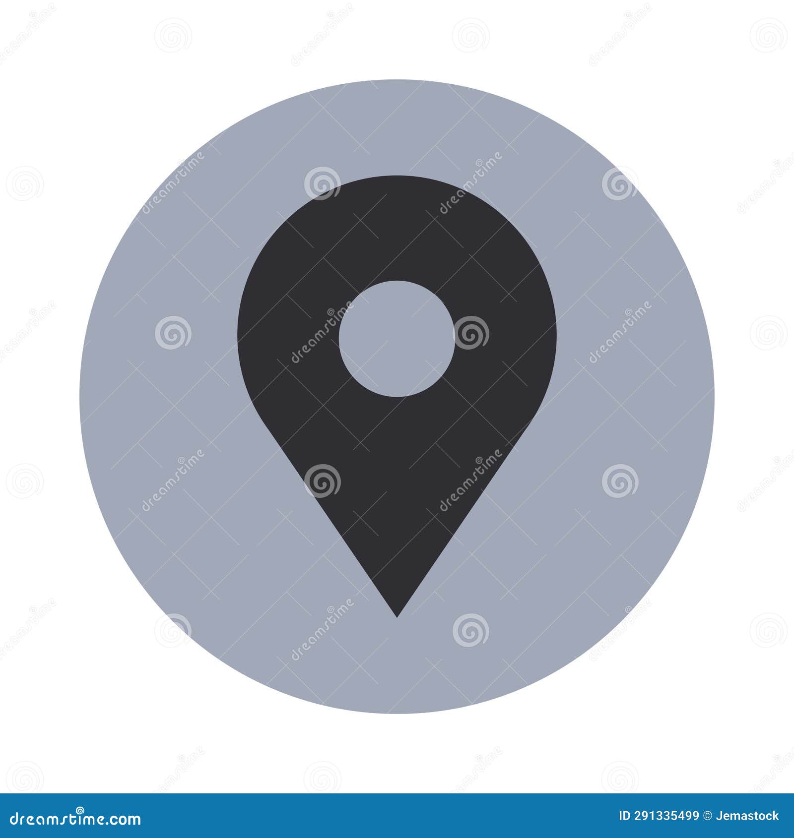 Pin Icon Location Searching Stock Illustration - Illustration of icon ...