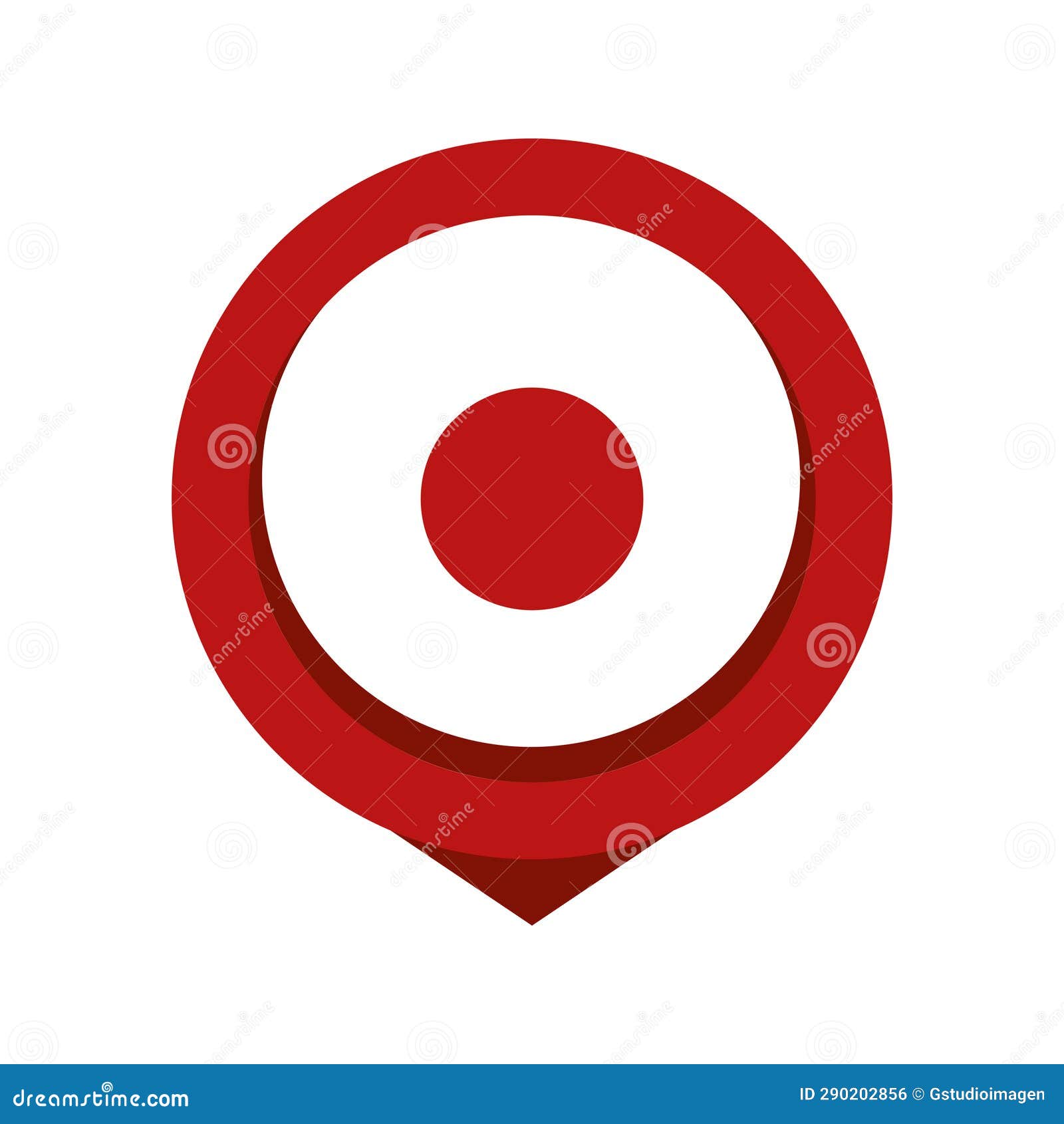 Pin icon location target stock illustration. Illustration of navigation ...