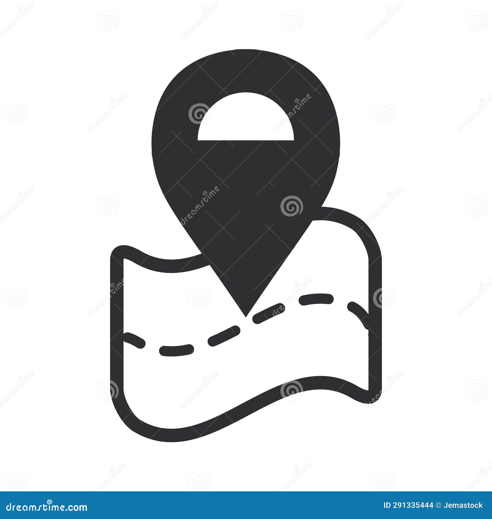 Pin Icon Location Travel Map Stock Illustration - Illustration of badge ...