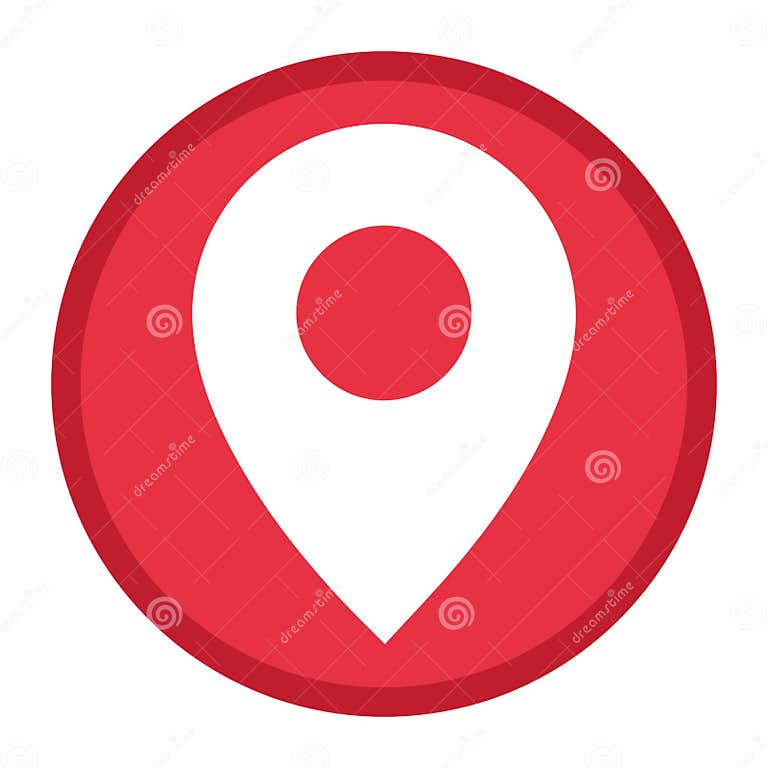 Pin icon location web stock vector. Illustration of isolation - 291494861