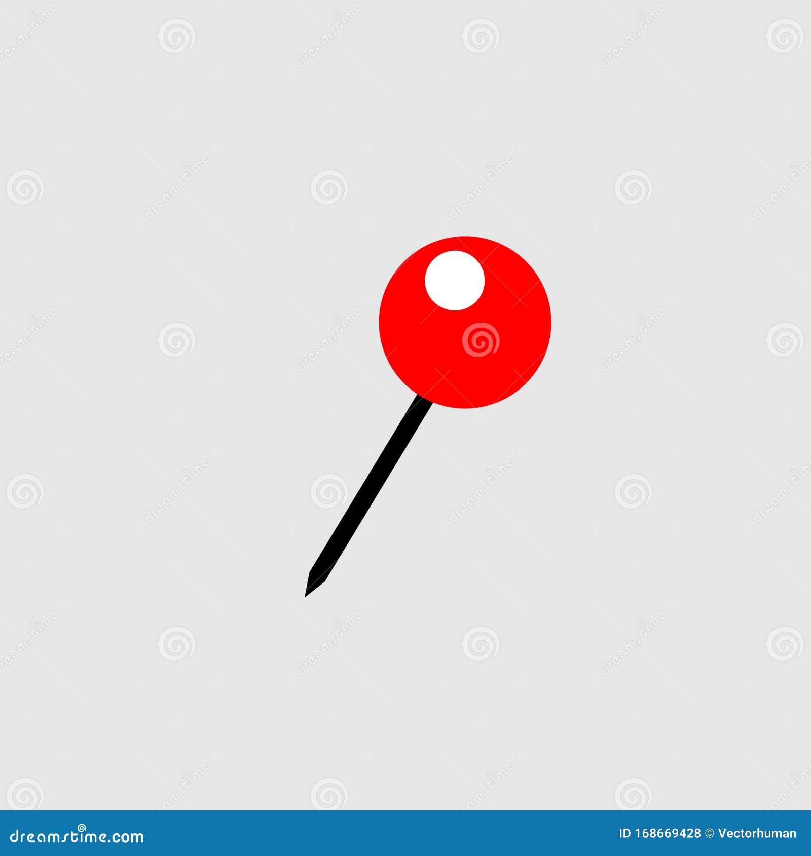 Pin icon vector design stock vector. Illustration of mark - 168669428