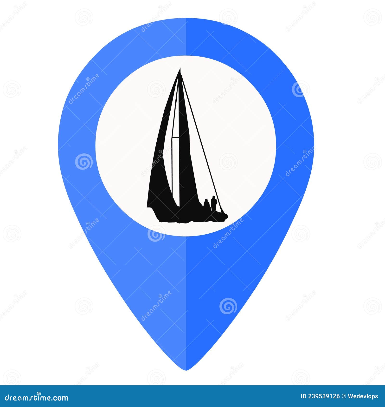 Pin Location Point Destination Pointer Map Stock Illustration ...