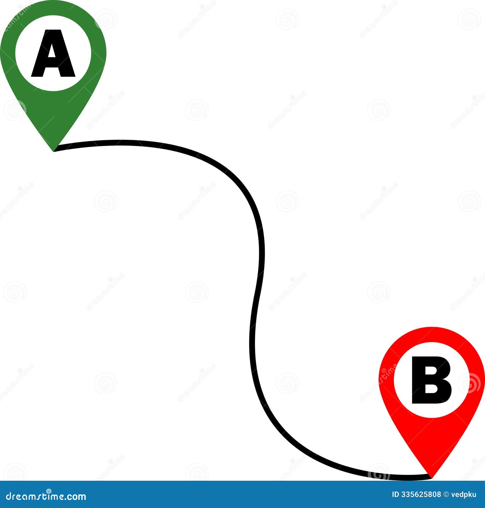 Pin Location Point, Two Point Location, GPS Navigation between Point ...