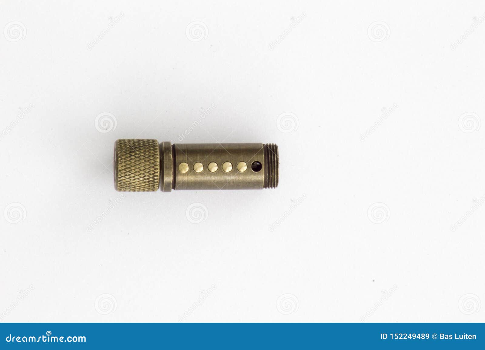 Lock Cilinder with Key Inside 5 Pins Stock Image - Image of objectg ...