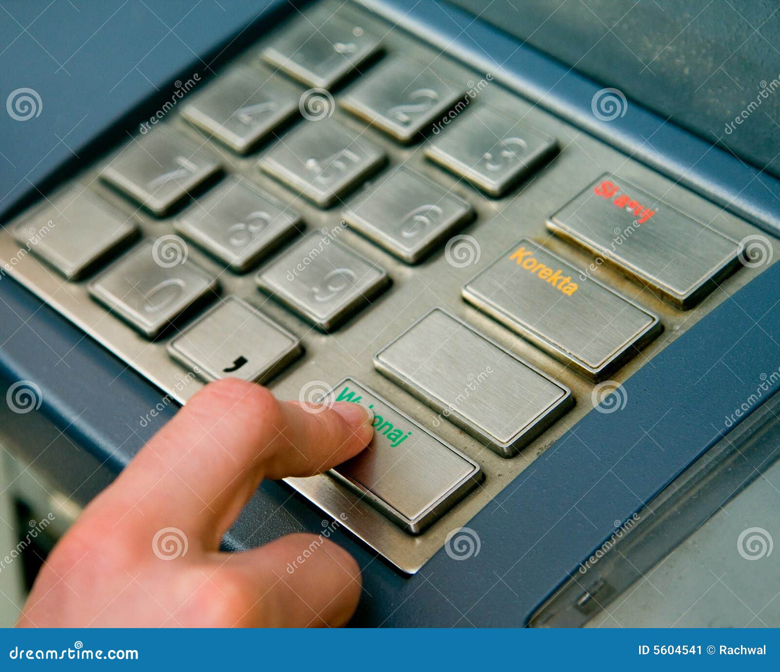 Pin machine stock image. Image of number, pass, crystal - 5604541