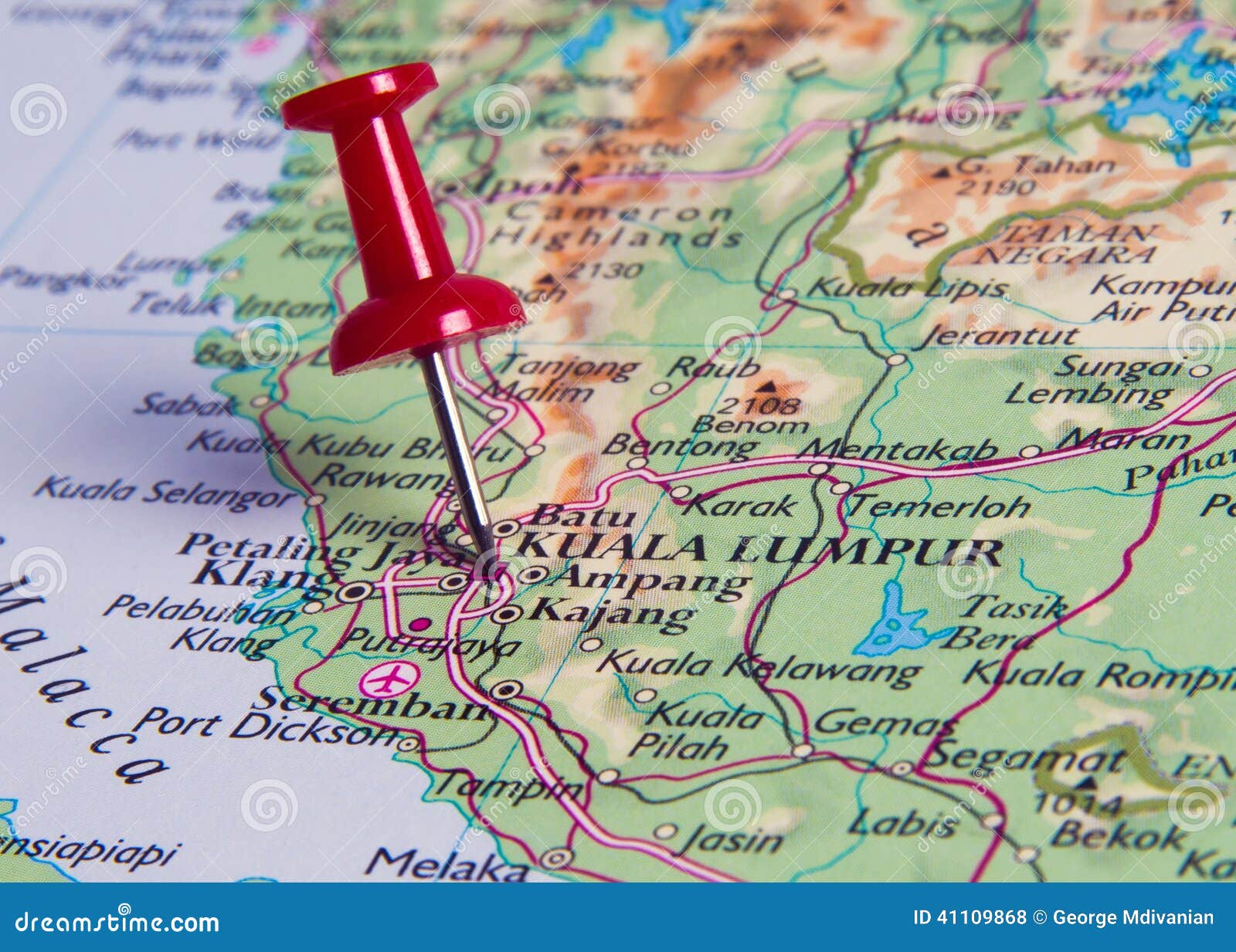 465 Kuala Lumpur Map Map Stock Photos - Free & Royalty-Free Stock ...