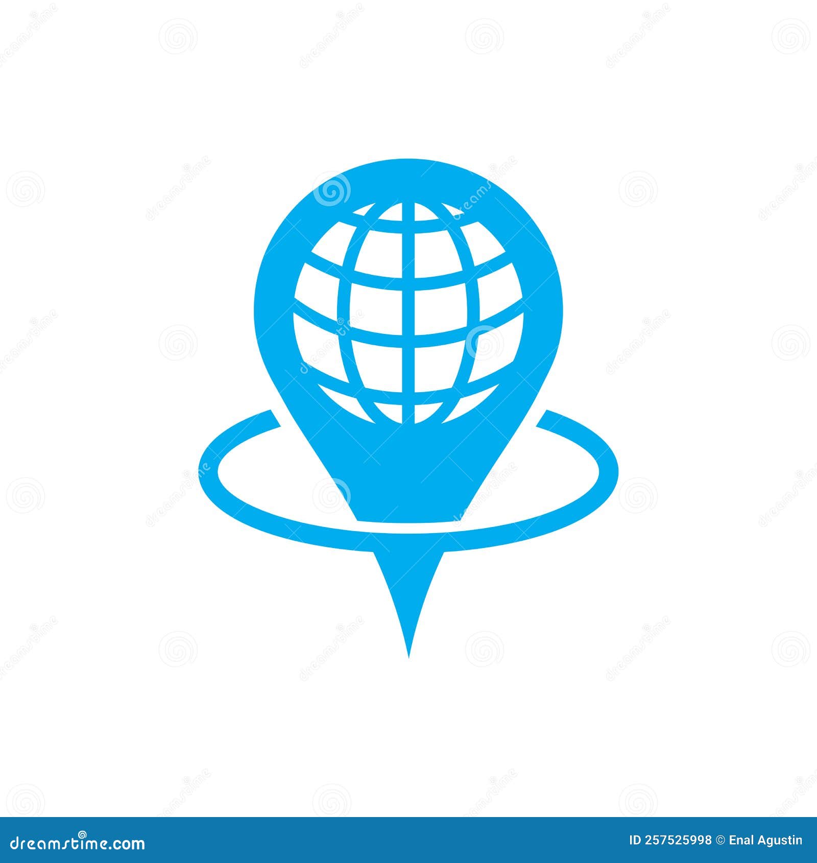 Pin Map Location Pointer Logo Design Stock Vector - Illustration of ...