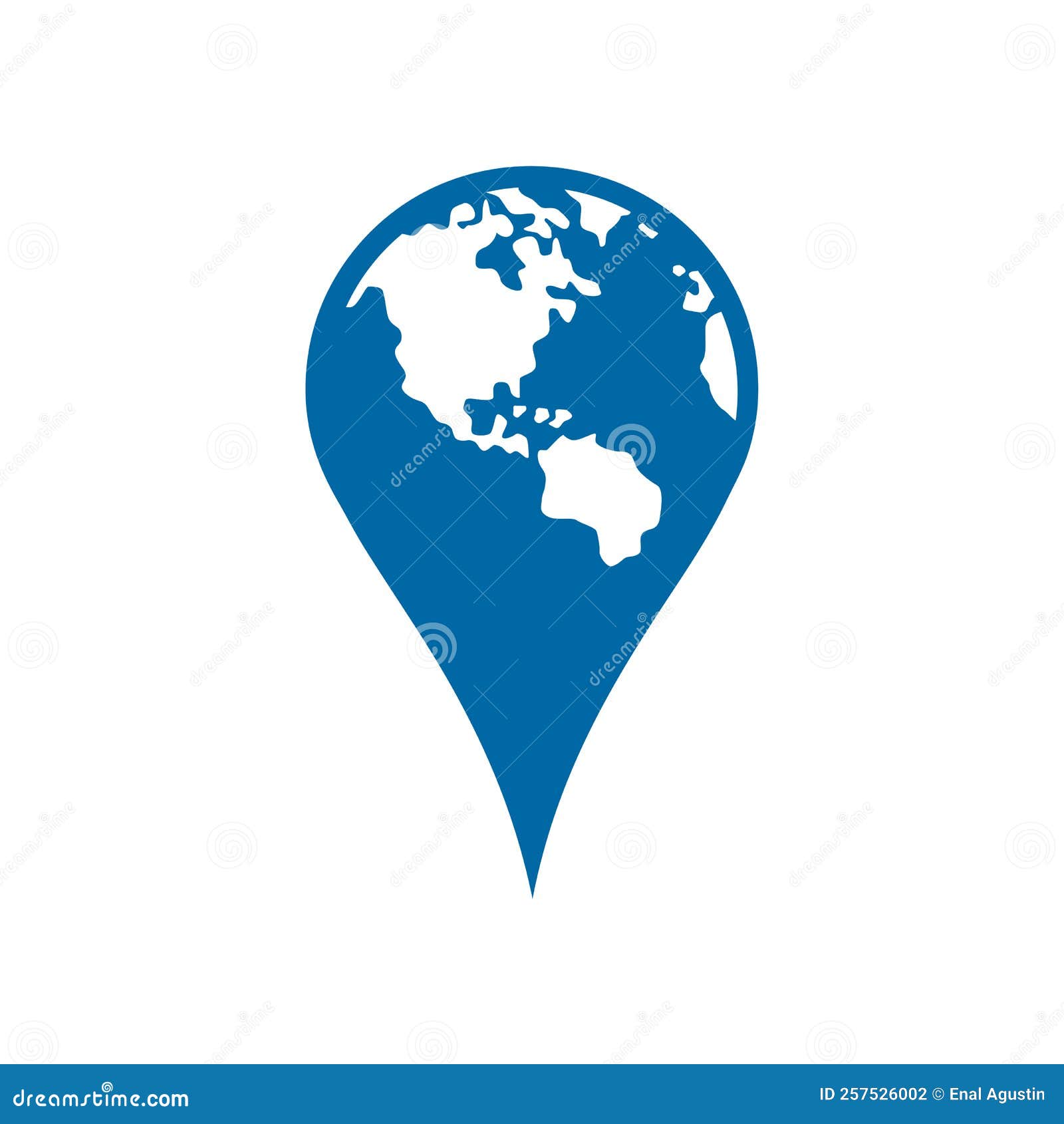 Pin Map Location Pointer Logo Design Stock Vector - Illustration of ...
