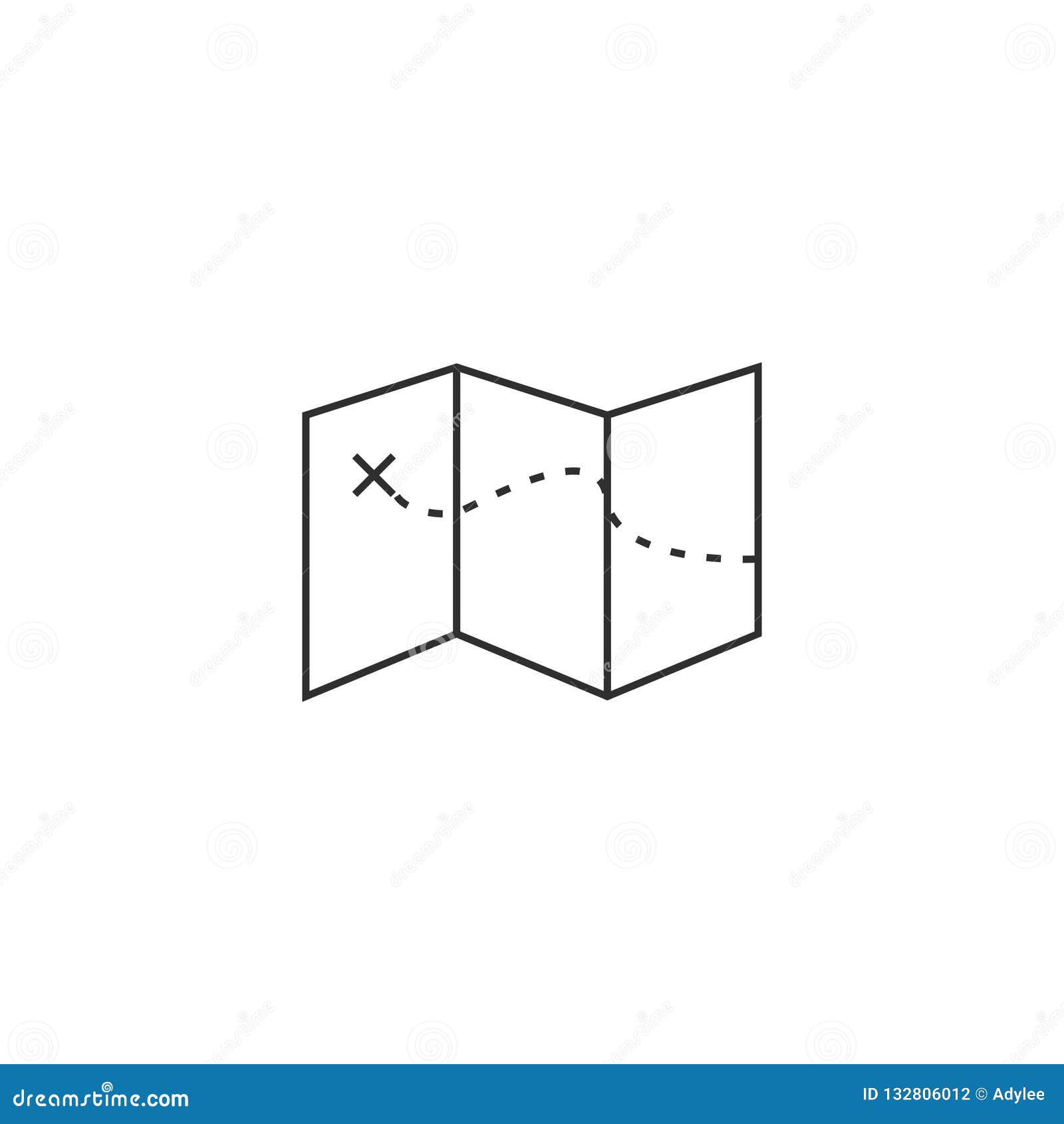 Pin Map Outline Icon Vector Isolated 4 Stock Photo - Illustration of ...
