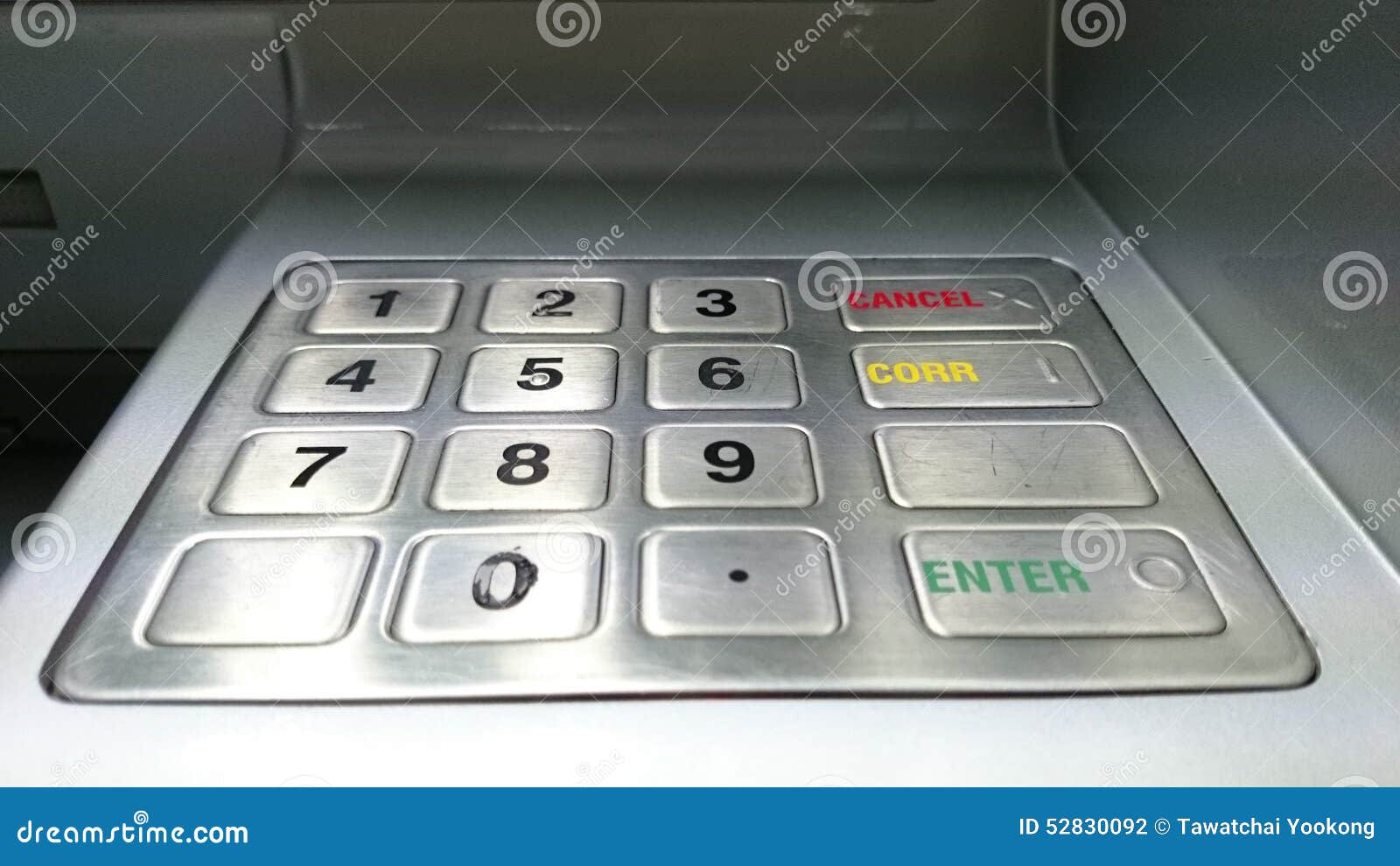 Pin Pad stock photo. Image of number, security, encryption - 52830092