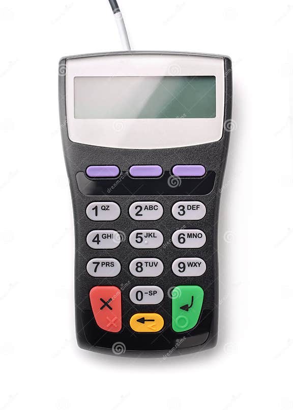 PIN pad stock image. Image of currency, plastic, equipment - 55826741