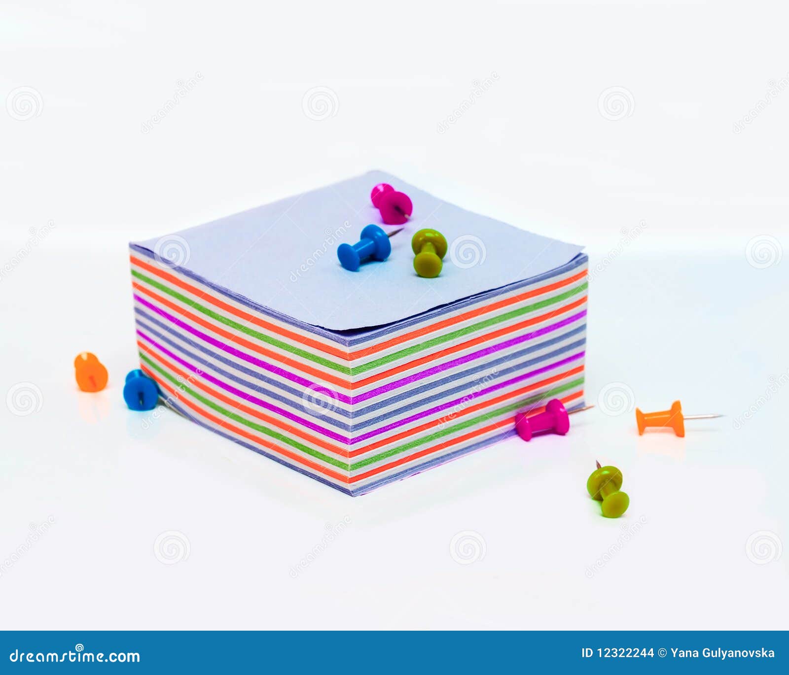 Pin and paper stock photo. Image of background, small - 12322244