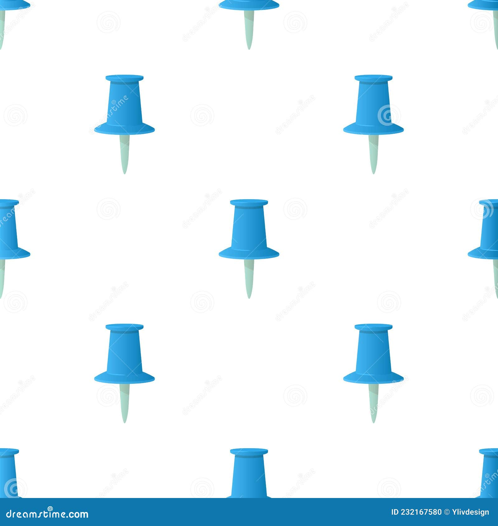 Pin Pattern Seamless Vector Stock Vector - Illustration of children ...