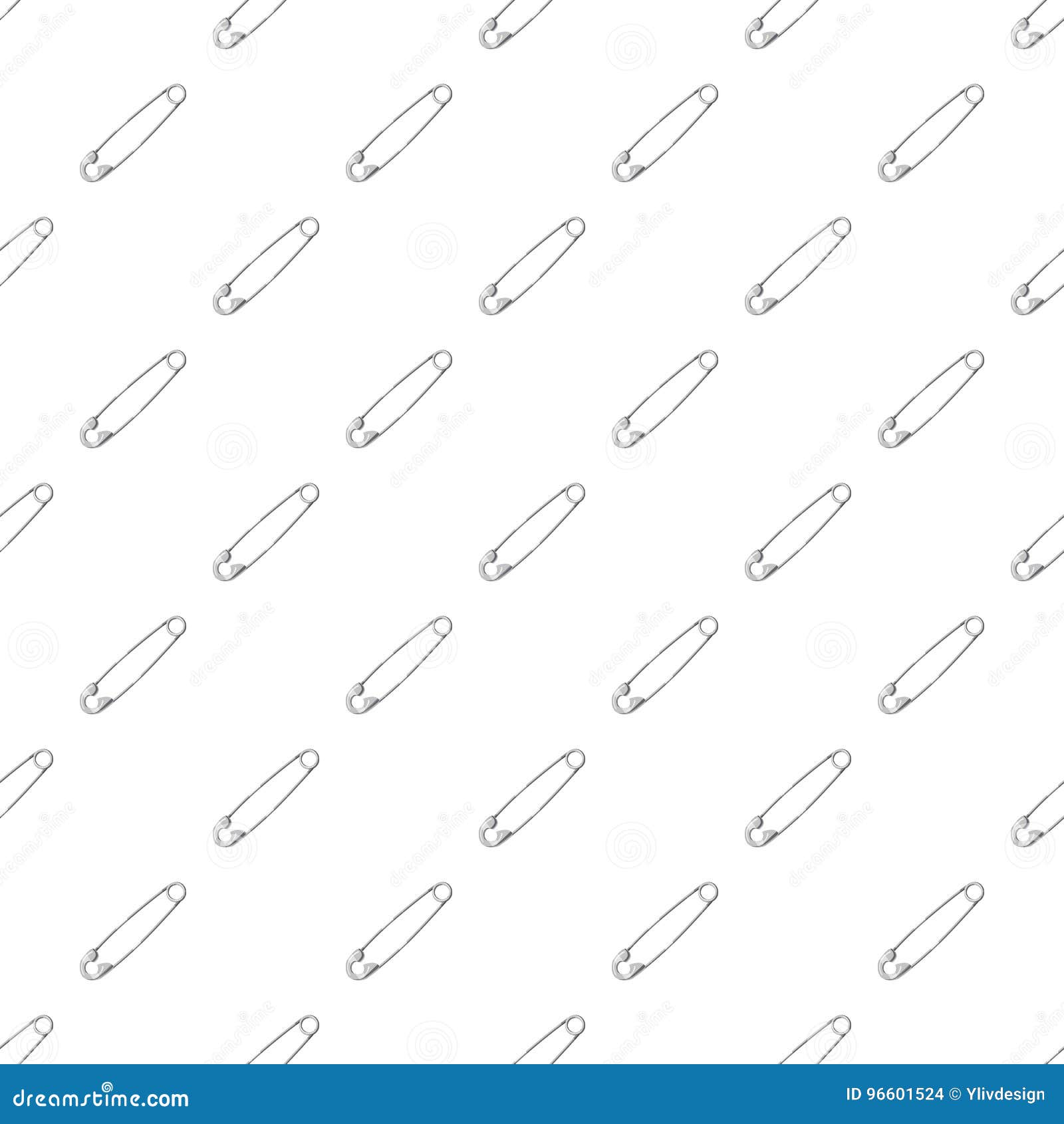 Pin pattern stock vector. Illustration of repeat, safety - 96601524