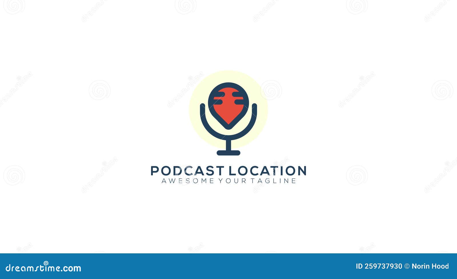 Pin Podcast Icon Logo Design Element Stock Vector - Illustration of ...