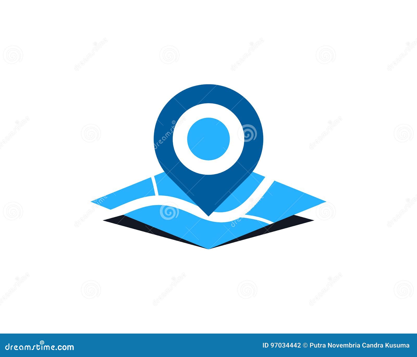 Pin Point Icon Logo Design Element Stock Vector - Illustration of ...