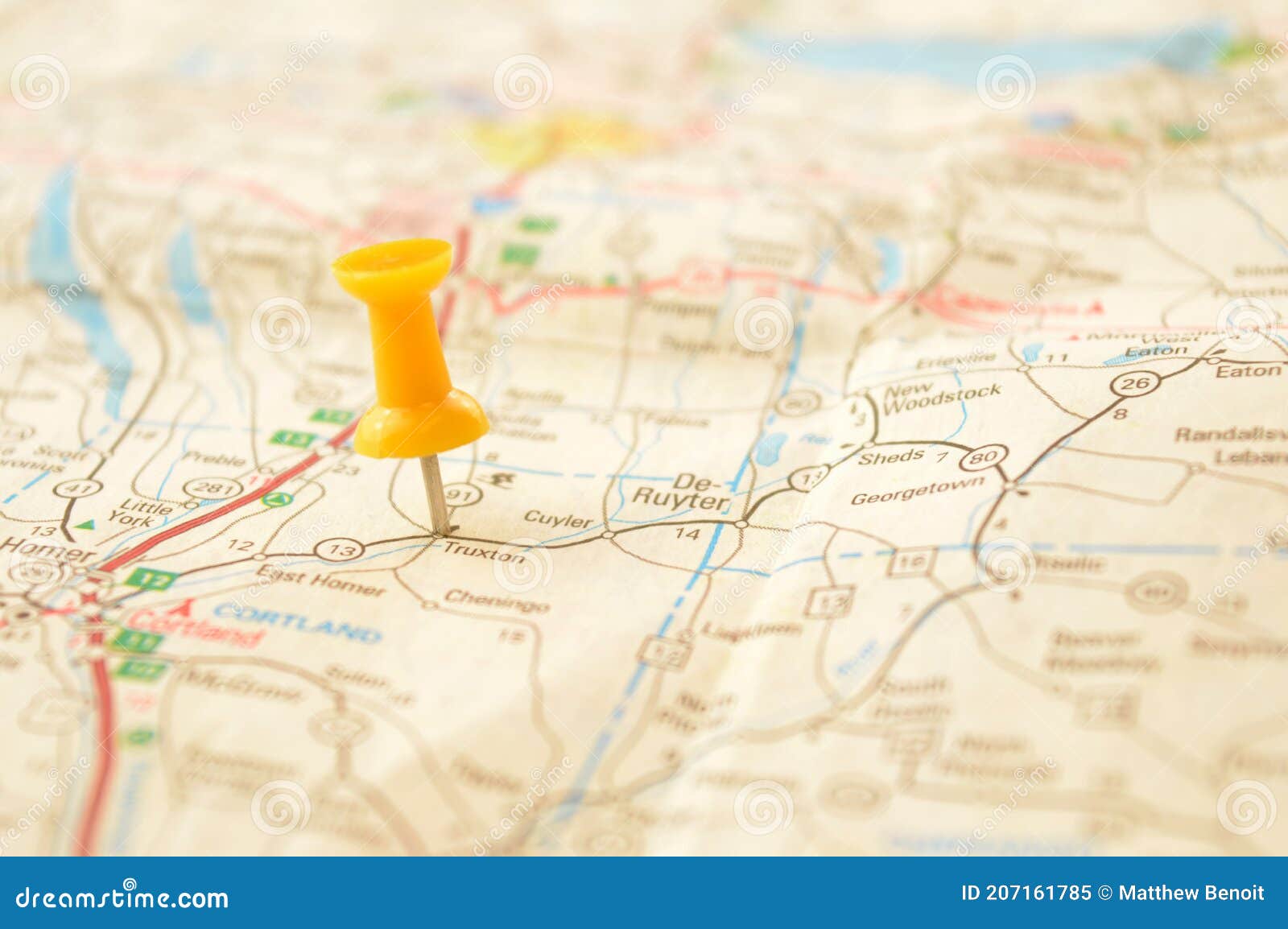 Pin Point Map Detail stock image. Image of objective - 207161785