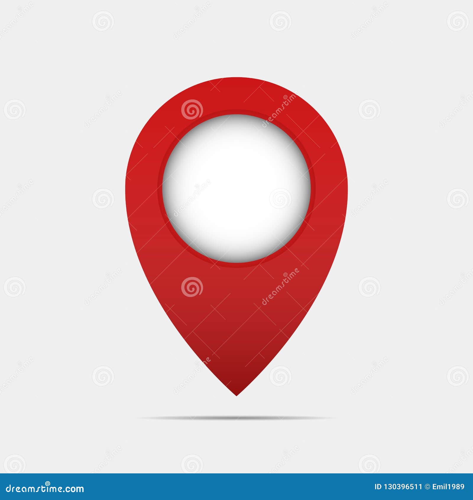 Pin pointer icon stock illustration. Illustration of button - 130396511