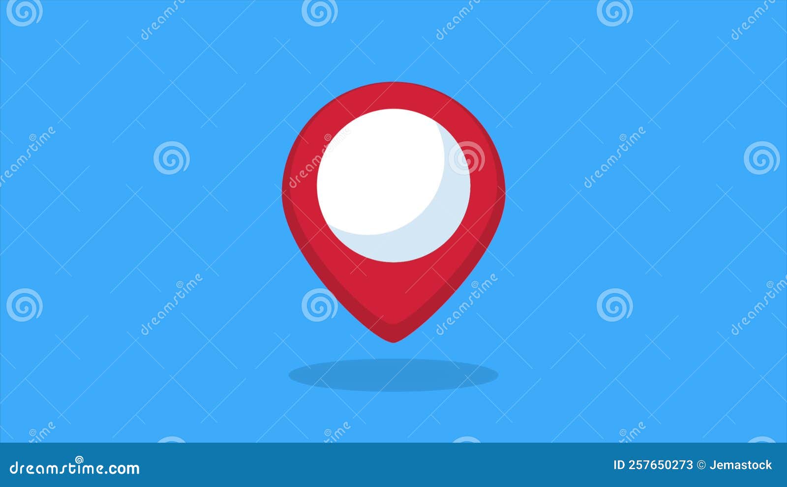 Pin Pointer Location Mark Animation Stock Video - Video of video ...