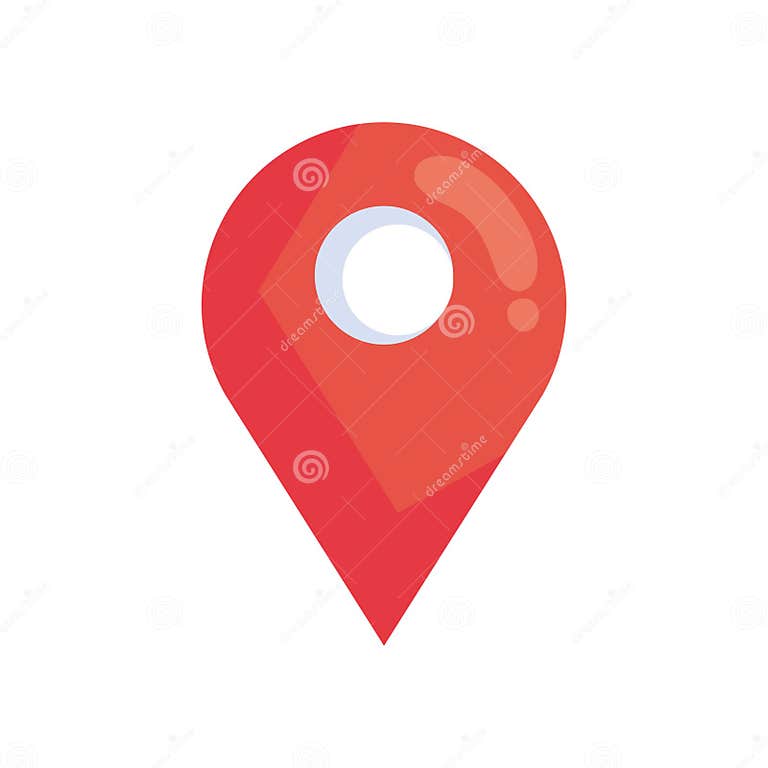 Pin pointer location stock vector. Illustration of point - 283933125
