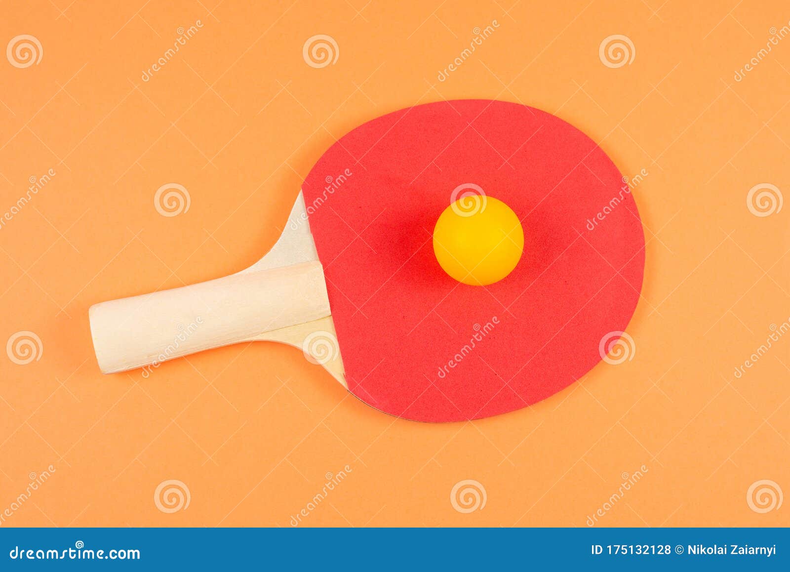 Pin Pong on an Orange Background Stock Photo - Image of challenge, pong ...