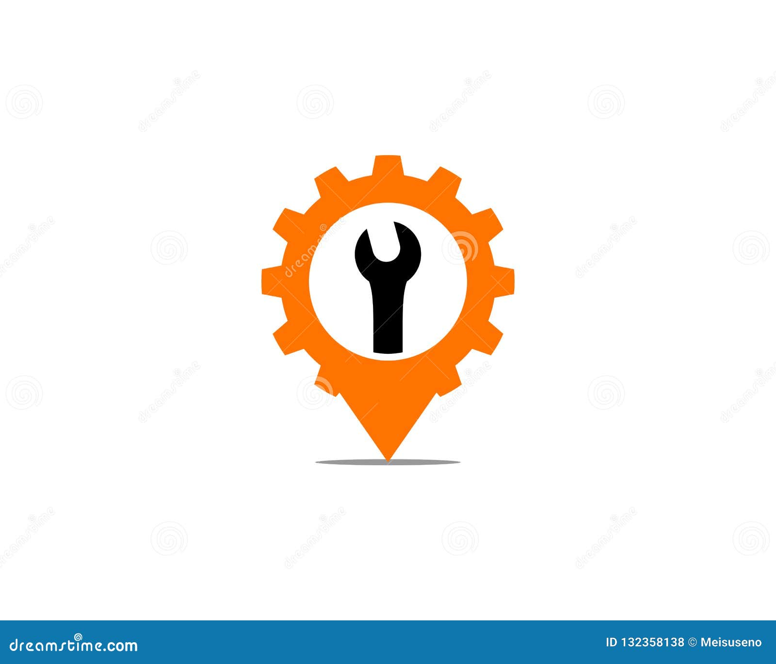Pin Repair Logo Design Element Stock Vector - Illustration of vector ...