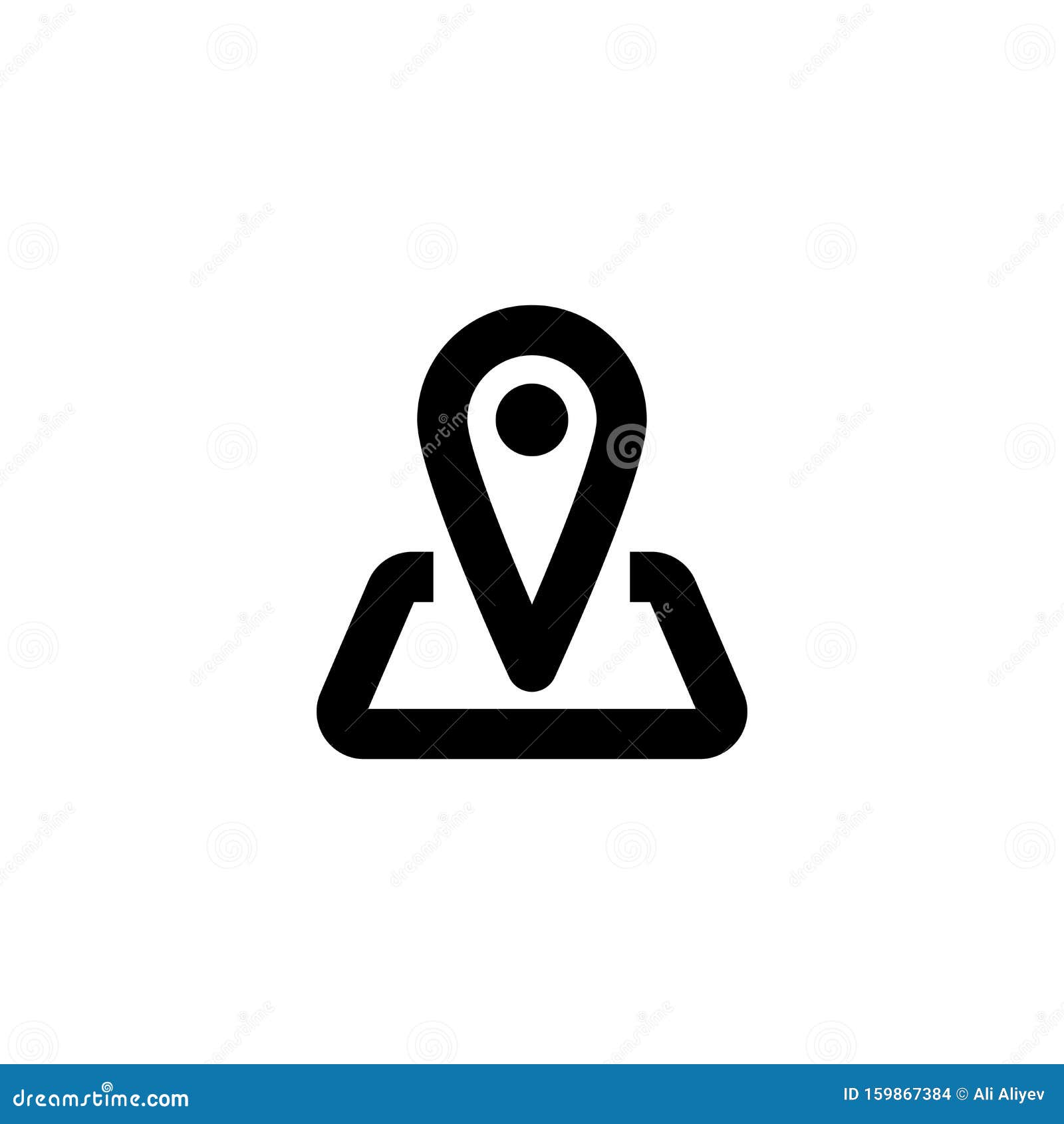 PIN-Symbol Visitenkartenzeichen Vektor Abbildung - Illustration von ...