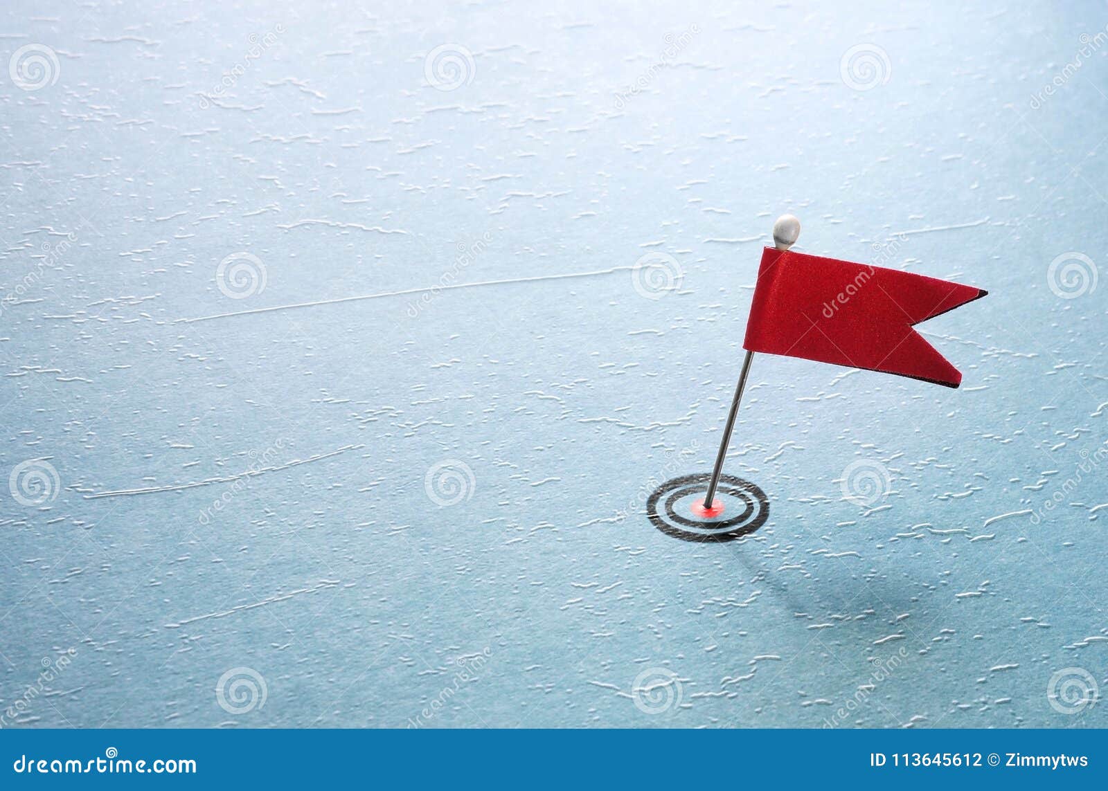 Pin target red flag stock photo. Image of copy, specific - 113645612