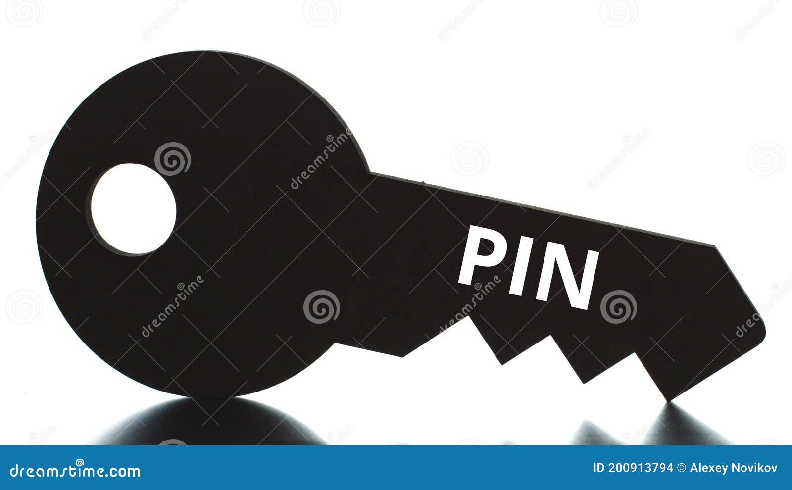 PIN text on the key icon stock illustration. Illustration of icon ...