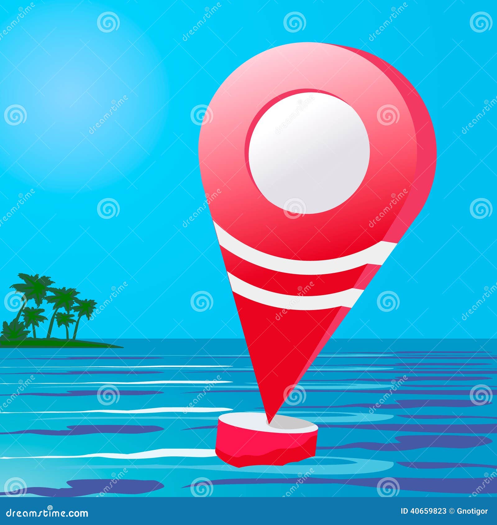 Pin to search stock vector. Illustration of information - 40659823