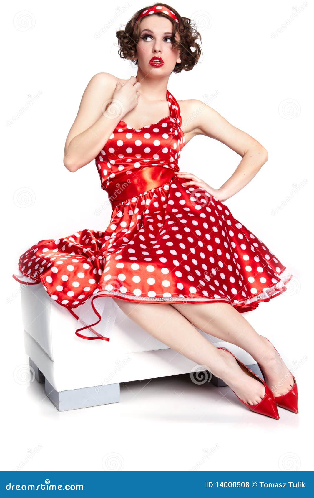 Pin-up Girl. American Style Stock Photo - Image of glamorous ...