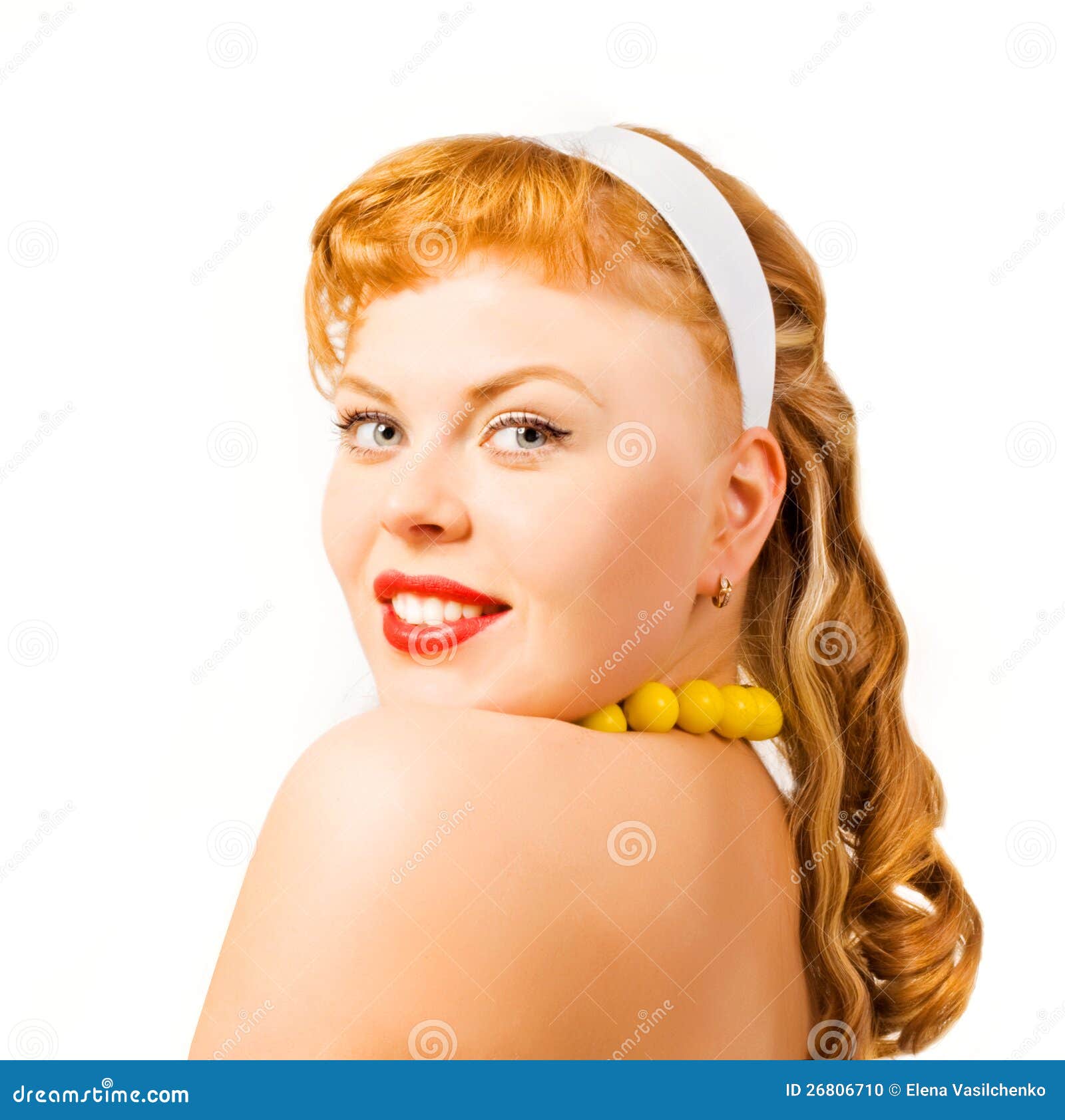 Pin Up Girl Posing Over White Background Stock Photo - Image of retro ... Pin Up Girl Posing Over White Background Stock Photo - Image of retro ...