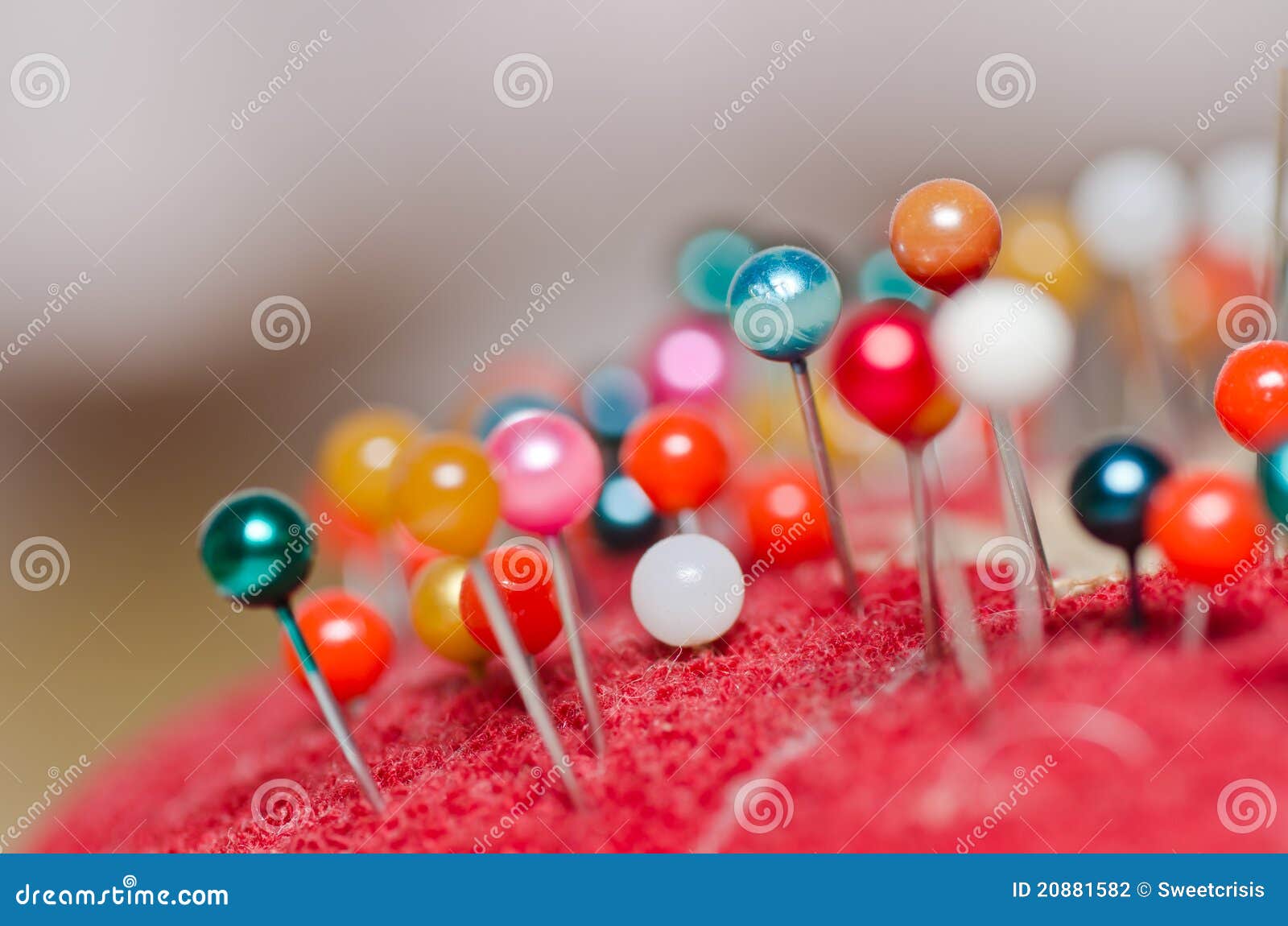 Pin use in sewing cloth stock photo. Image of colorful - 20881582