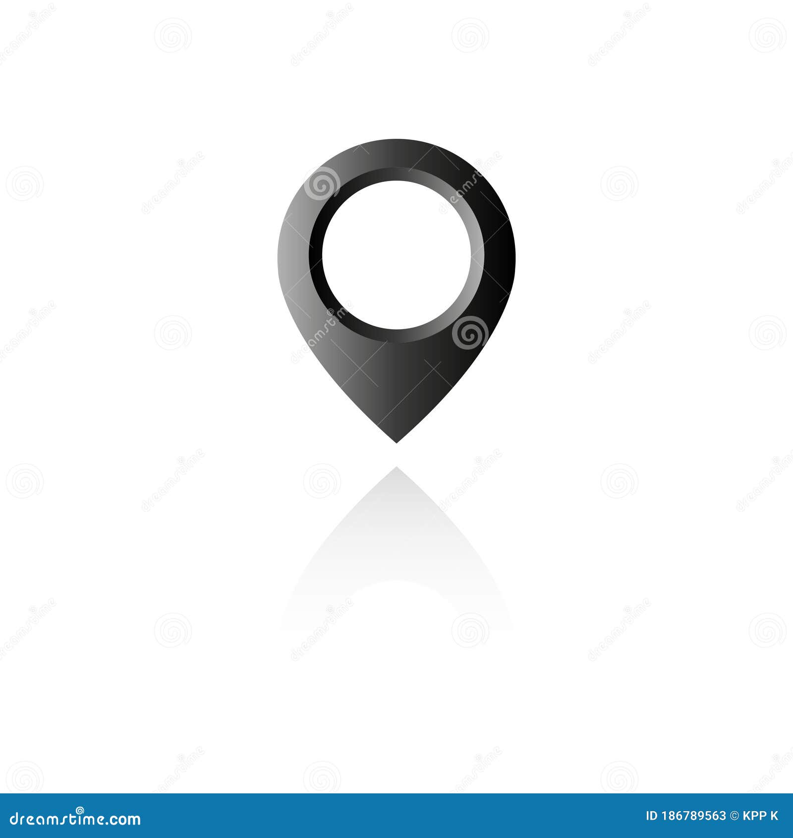 Location Maps Pin Icon Vector, Location Pin, Drop Pin, GPS, Vector ...