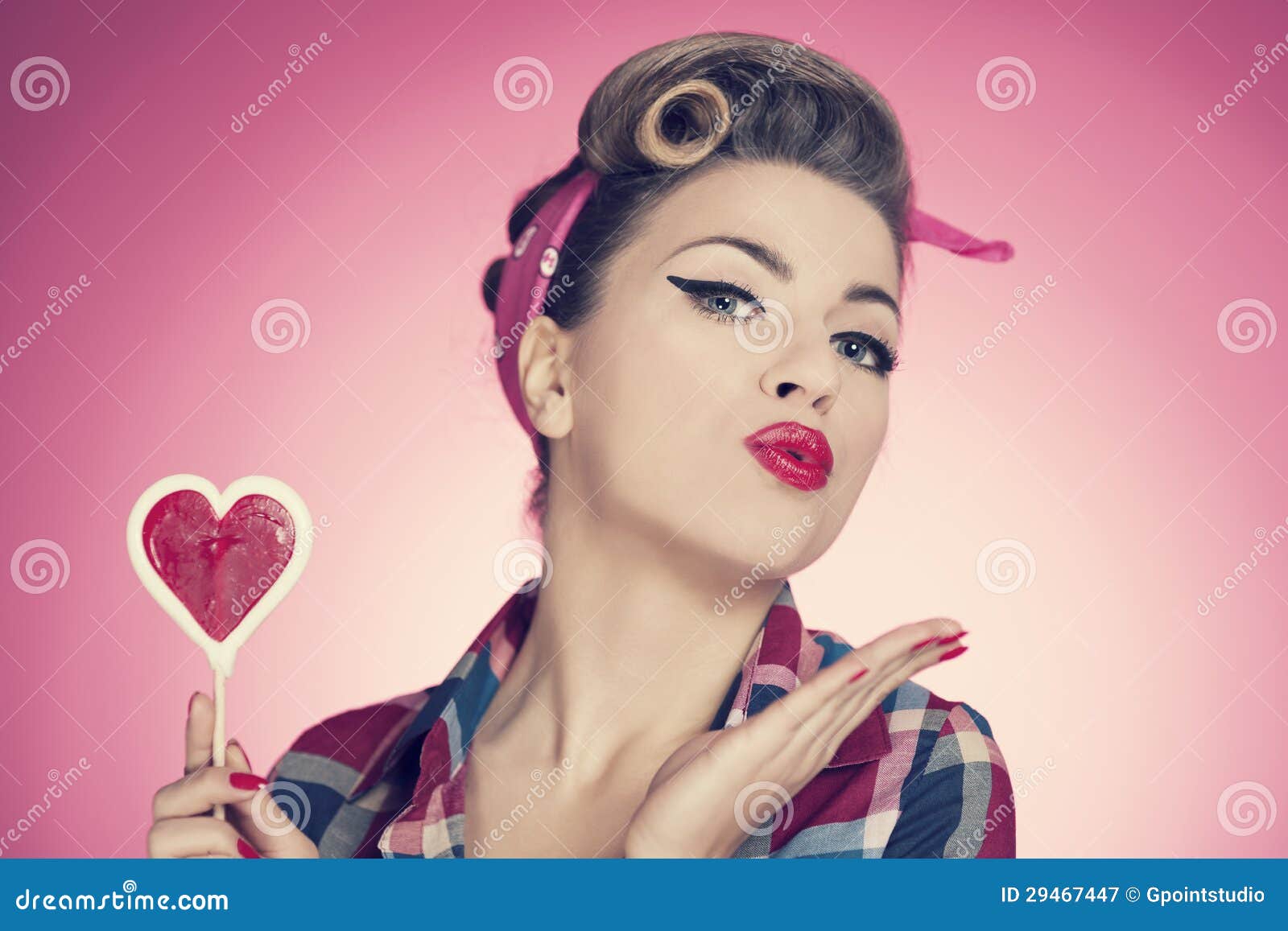 Pin Vers Le Haut De Fille Image Stock Image Du Jour 29467447