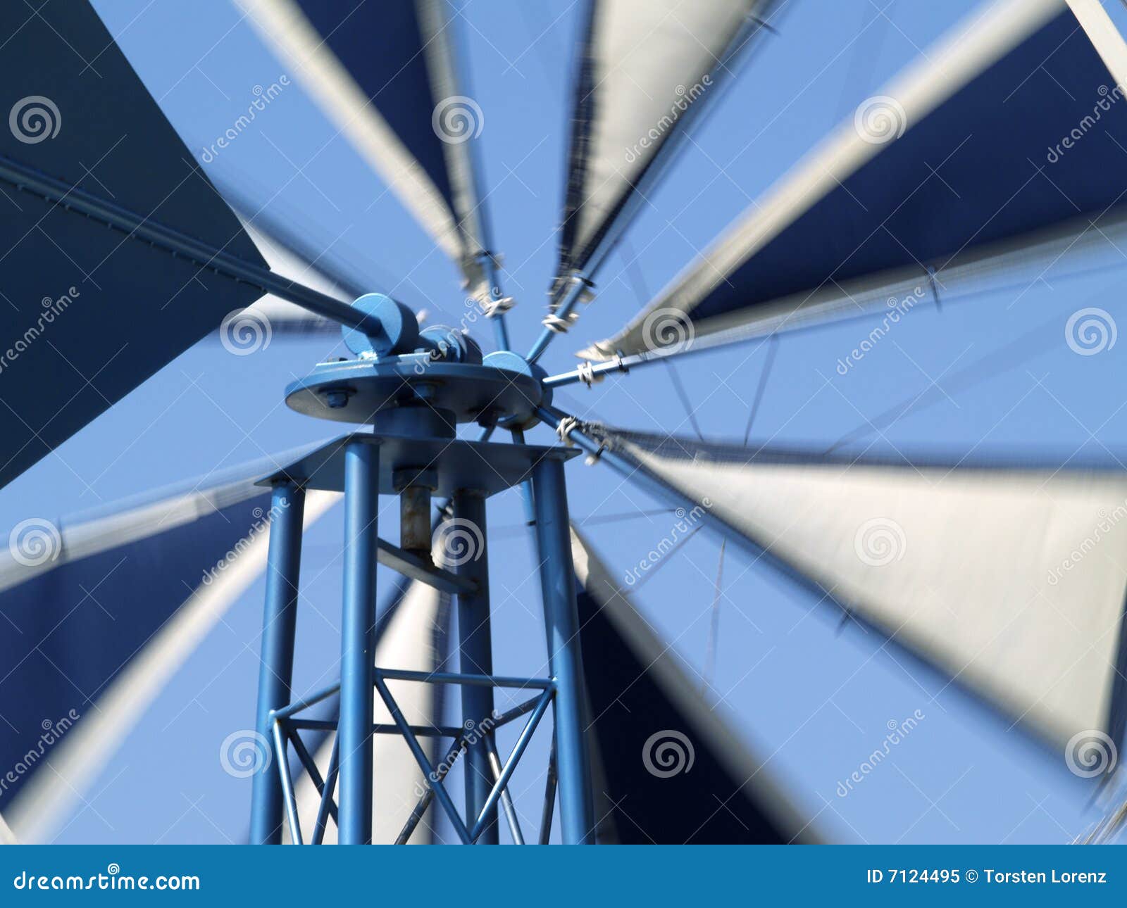 Pin-wheel in motion stock image. Image of rotating, rotation - 7124495