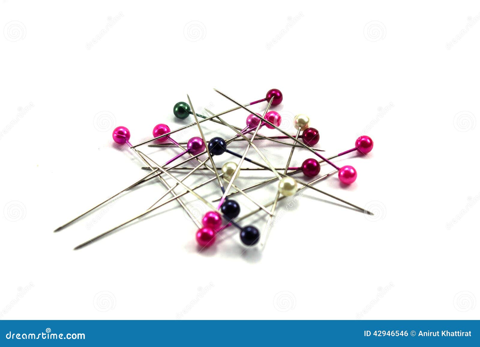 Pin stock photo. Image of personal, item, white, close - 42946546