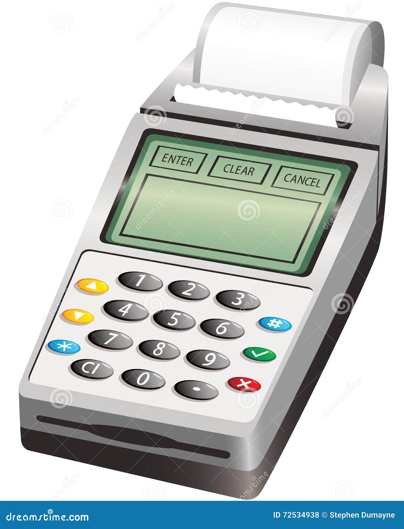 PIN wireless card reader stock vector. Illustration of activity - 72534938