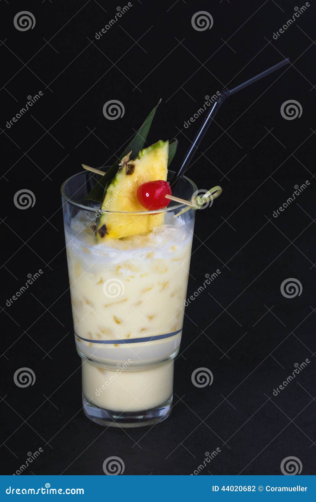 Pina colada stock photo. Image of cocktail, fruits, cherry - 44020682