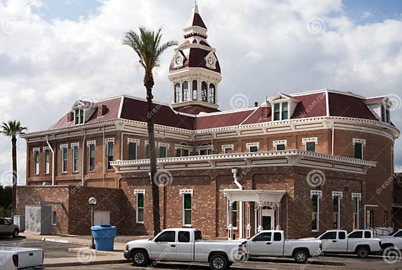 Pinal County Arizona Courthouse Stock Image - Image of america, defense ...