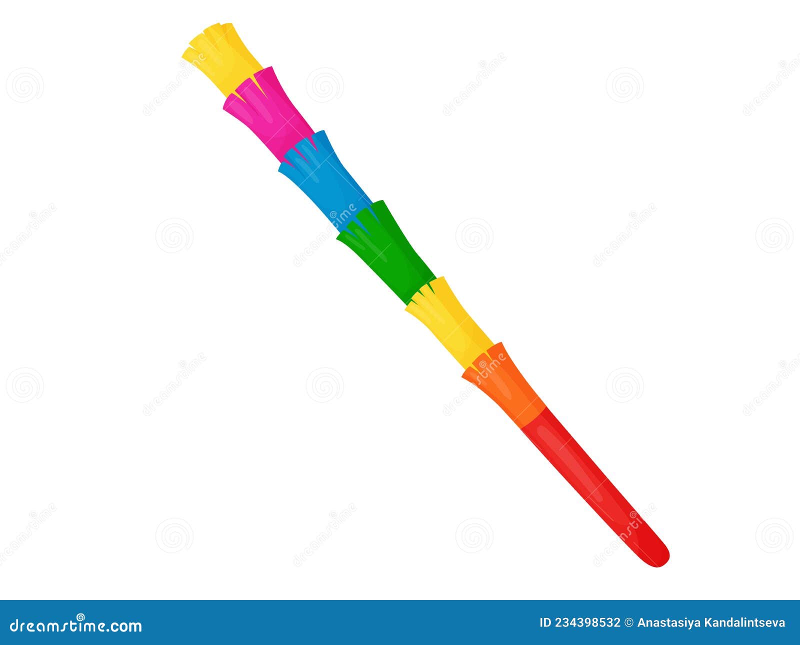 Pinata. Mexican Pinata Horse With Candy And Stick. Mexican Holiday And ...