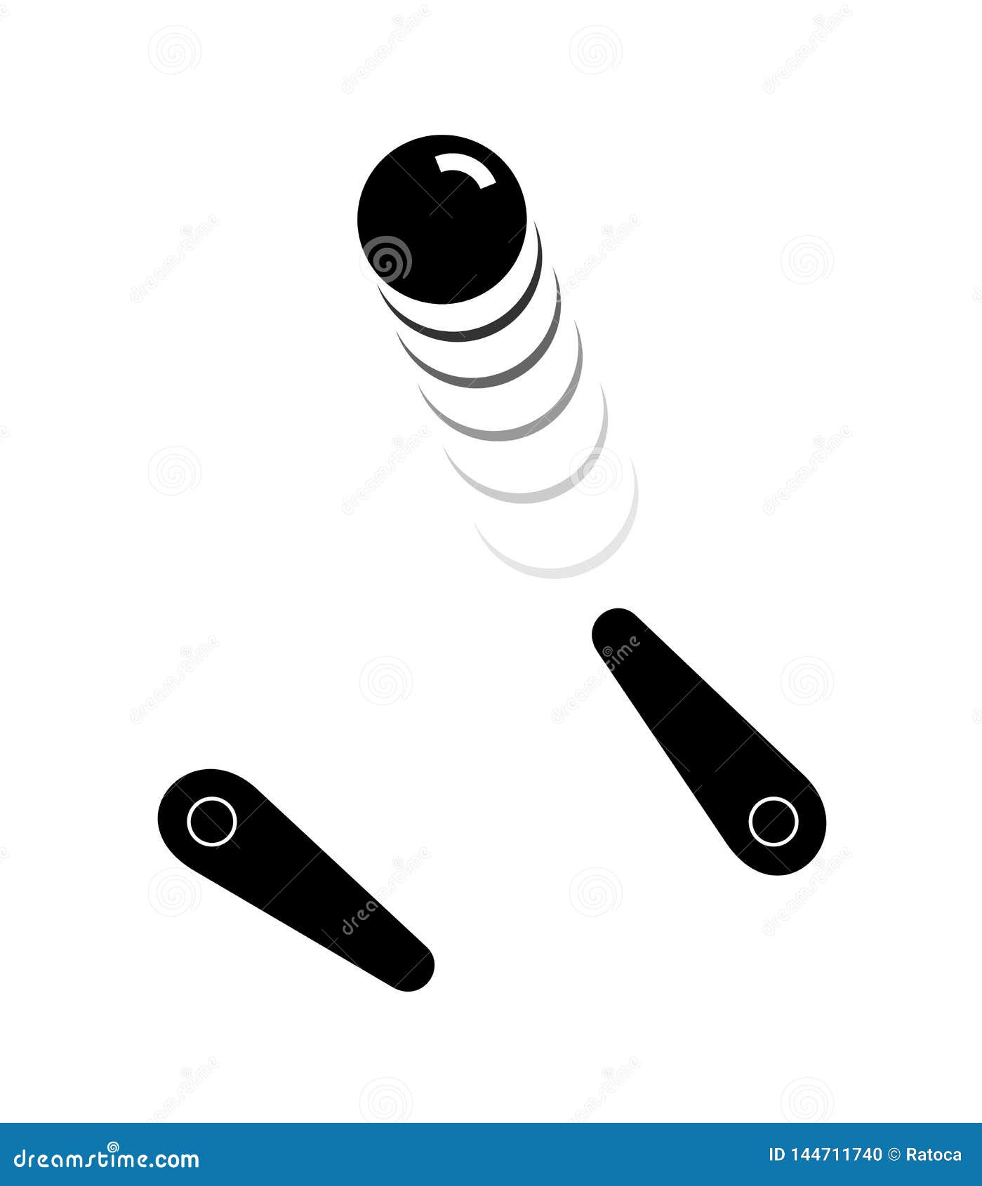 Pinball icon design stock vector. Illustration of player - 144711740