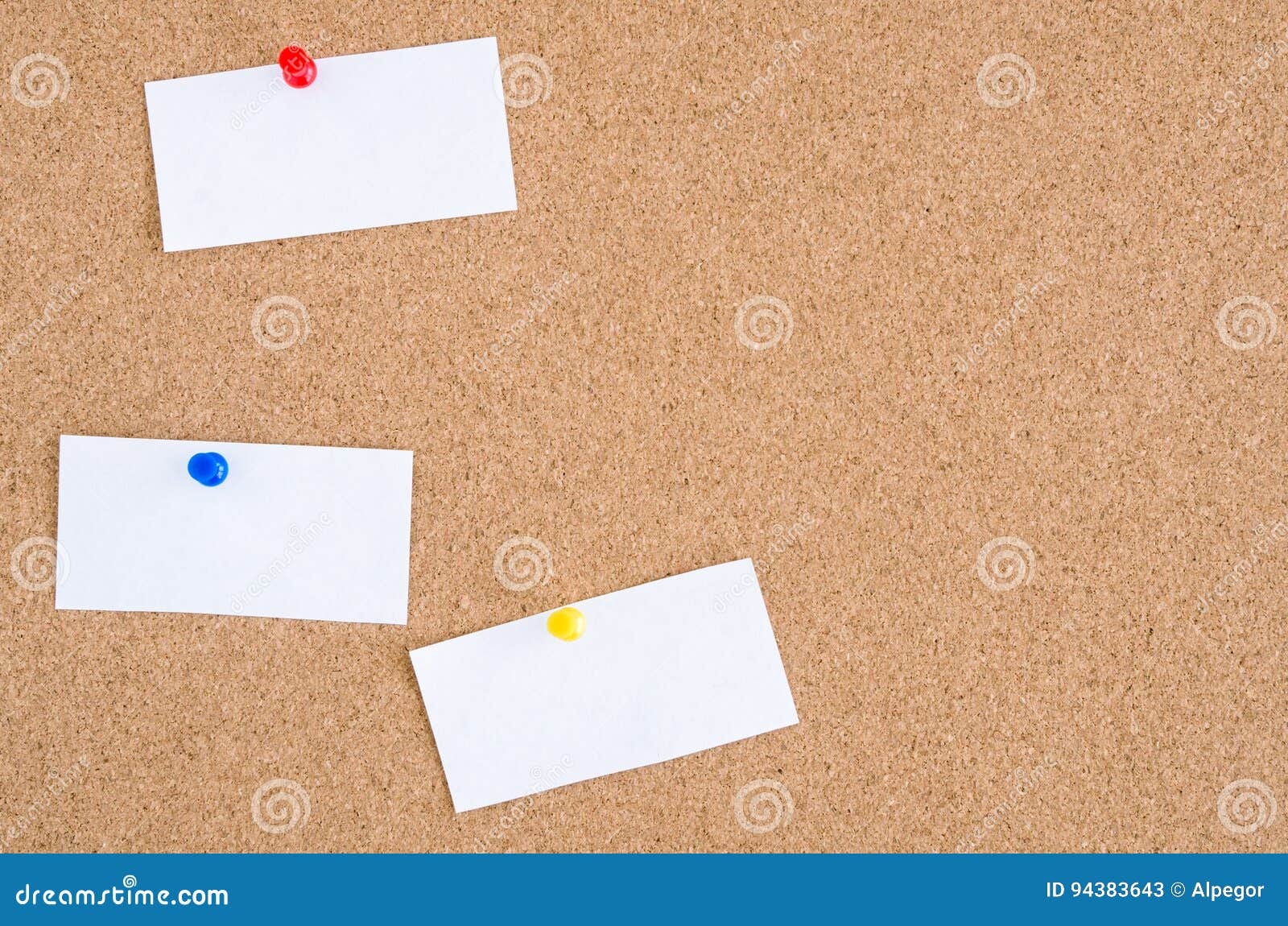 Pinboard with Blank Sheets of Paper Stock Image - Image of white, black ... Pinboard with Blank Sheets of Paper Stock Image - Image of white, black ...