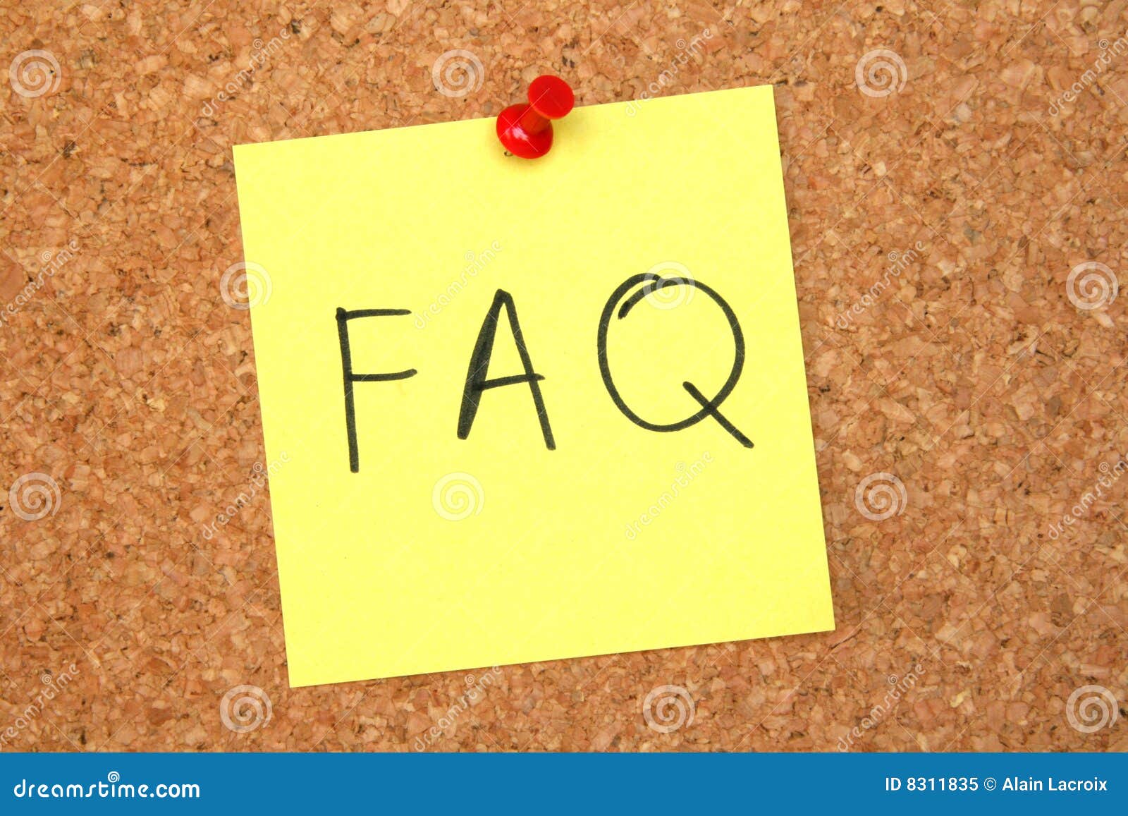 Pinboard questions stock image. Image of background, announce - 8311835