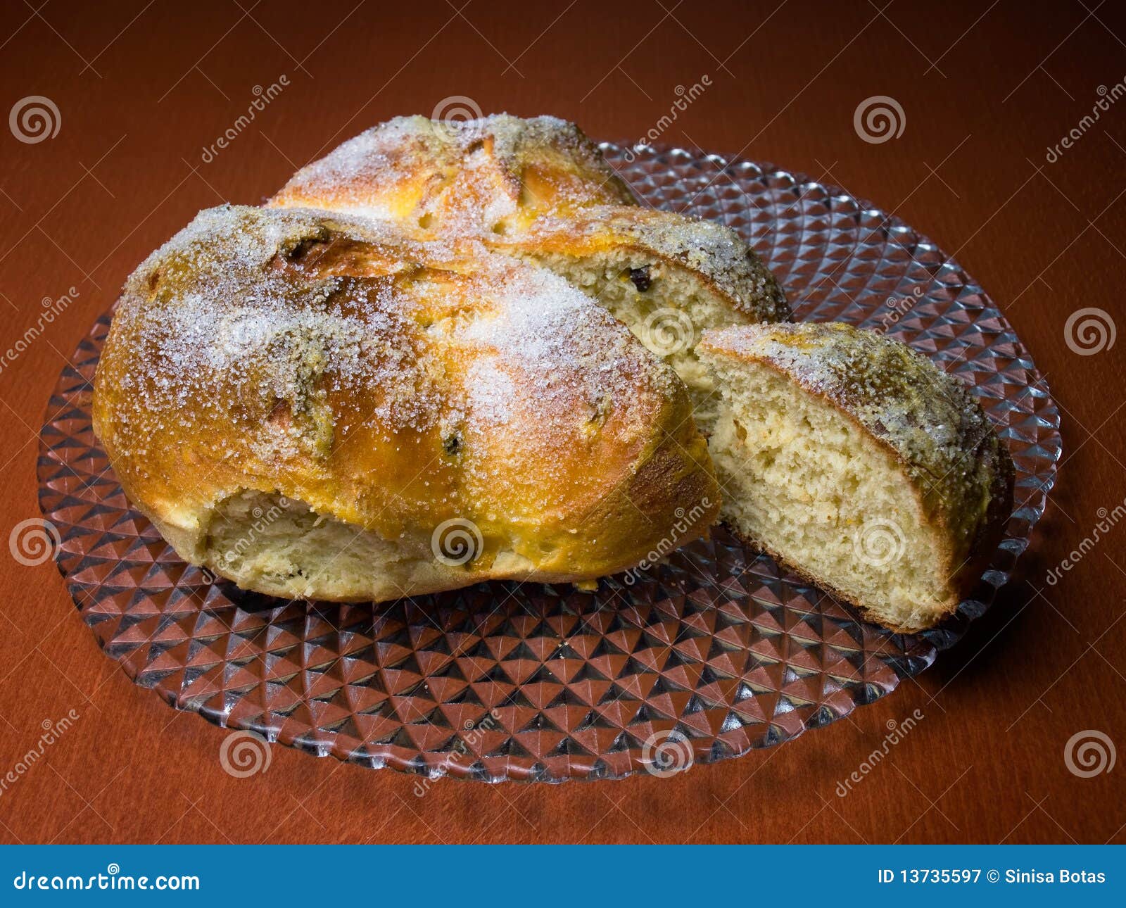 Pinca cut stock image. Image of crust, baking, breakfast - 13735597