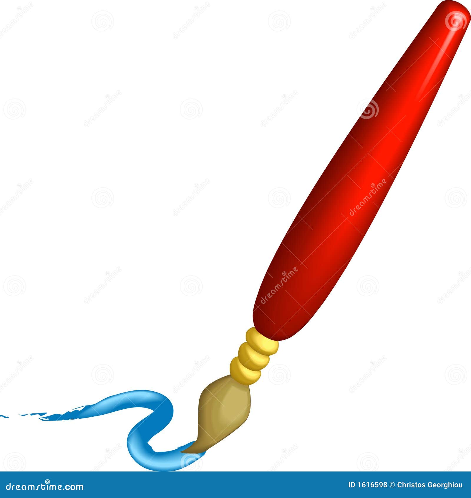 Pincel ilustração do vetor. Ilustração de pincel, desenho - 1616598