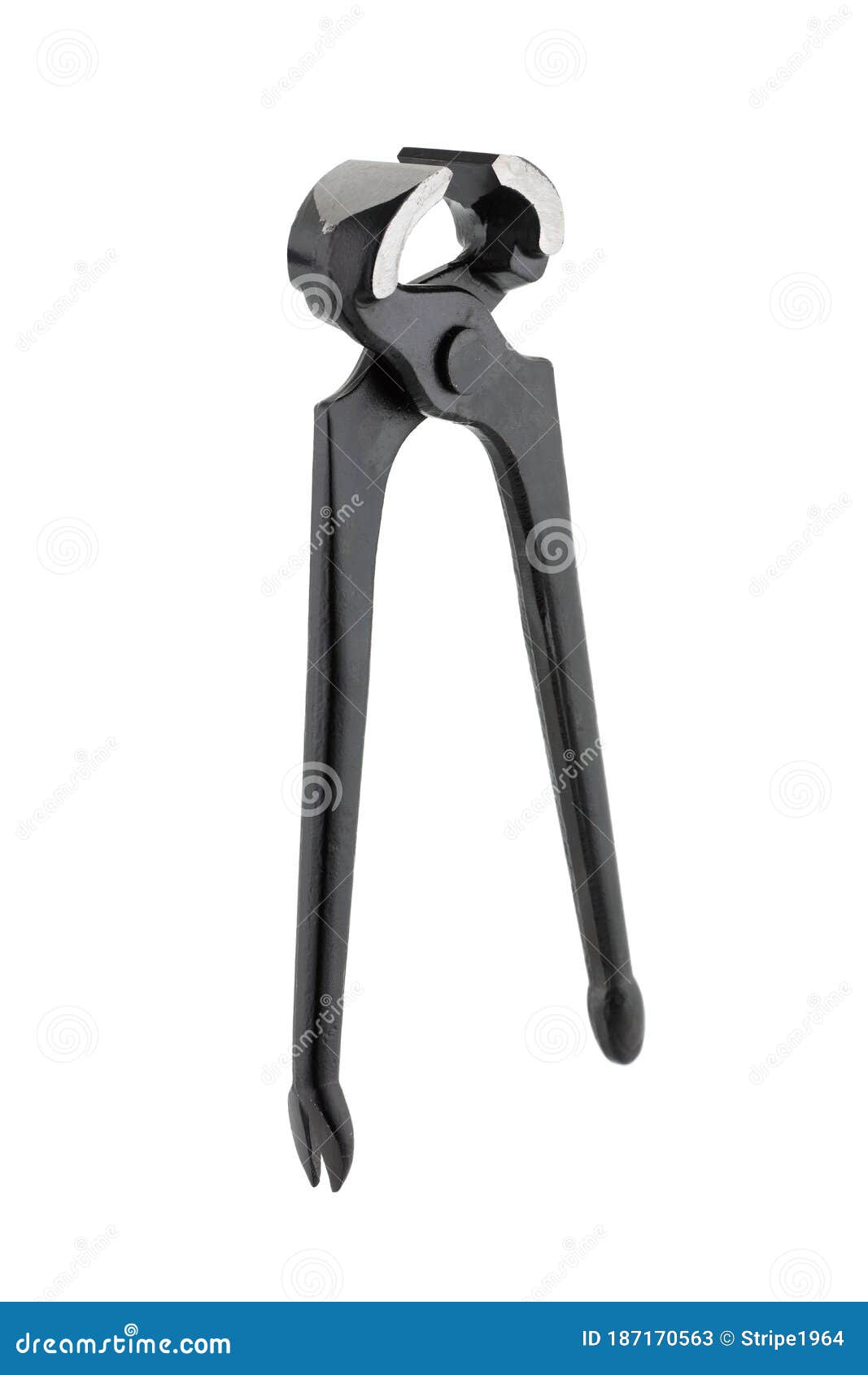Pincers Carpenters Pliers on White with Clipping Path Stock Image ...