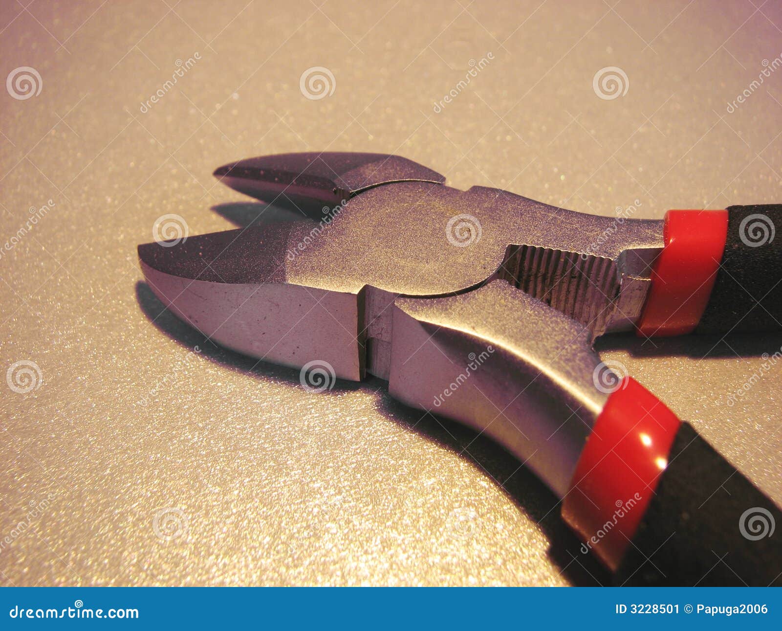 Pincers tool stock image. Image of abstract, shining, black - 3228501