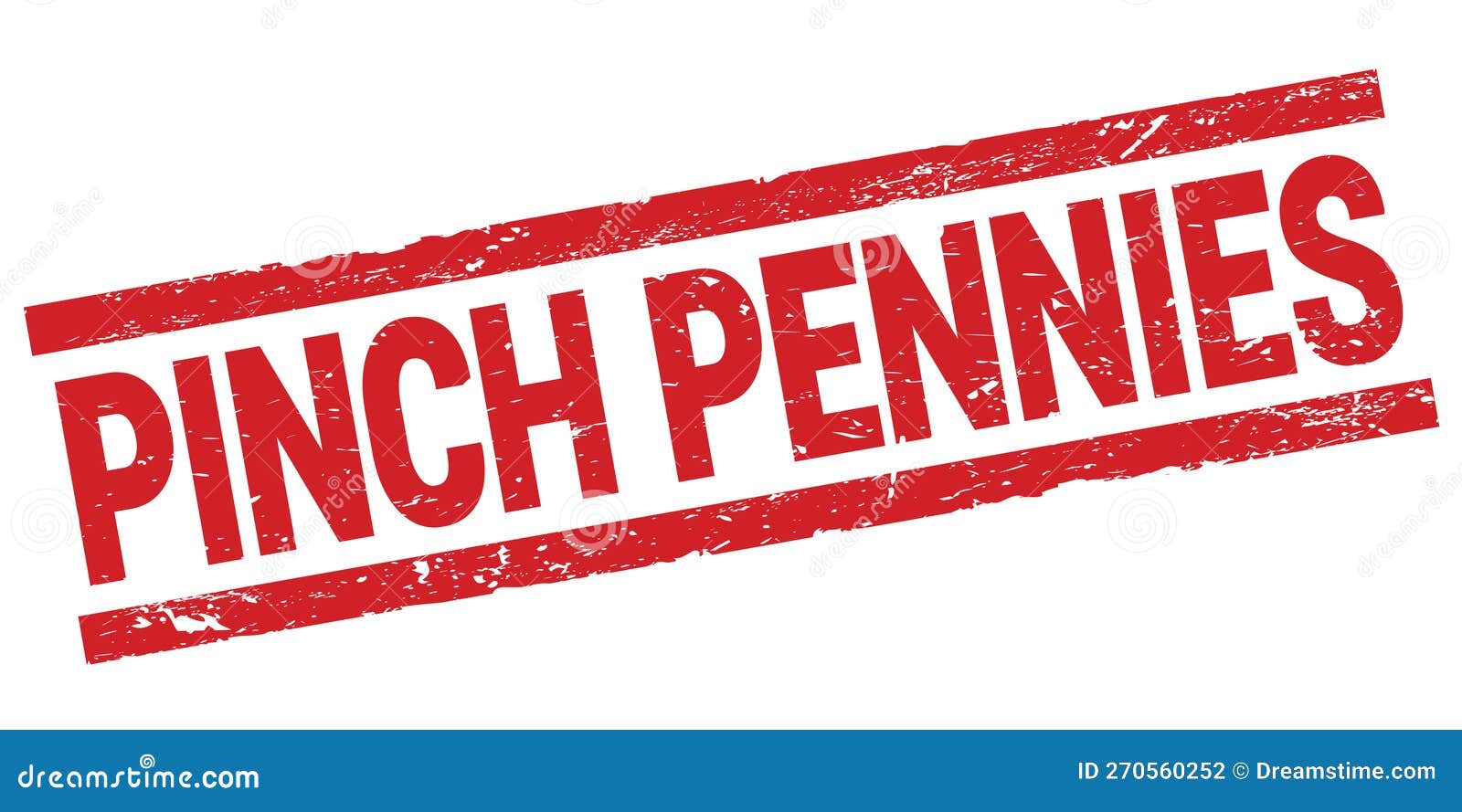 PINCH PENNIES Text On Red Round Stamp Sign Royalty-Free Stock ...