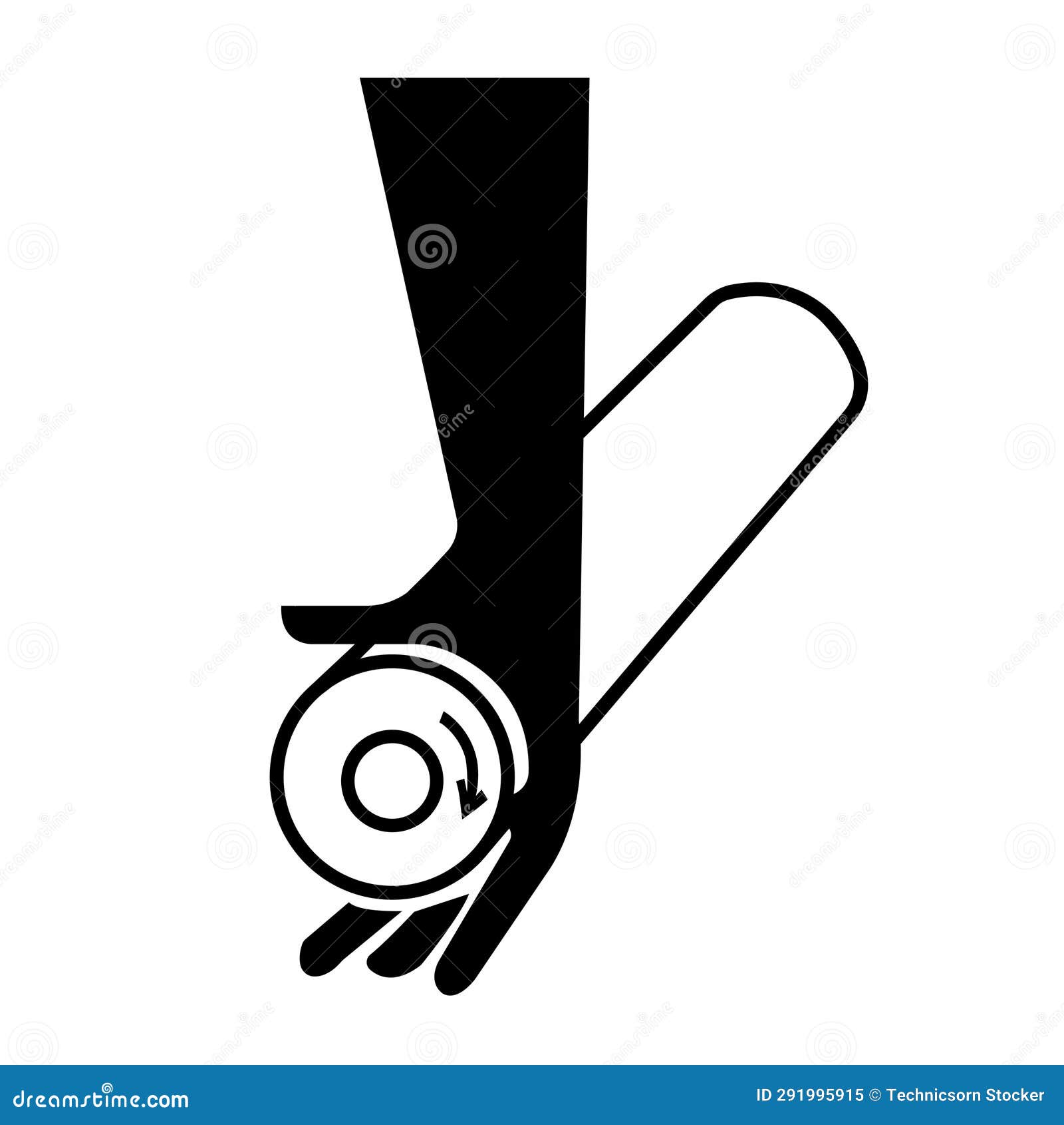 Pinch Point Black Icon,Vector Illustration, Isolate on White Background ...